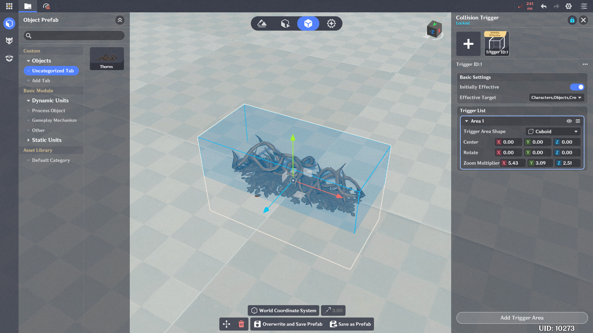 4. [Miliastra Sandbox] Attack After Entering the Collision Box
