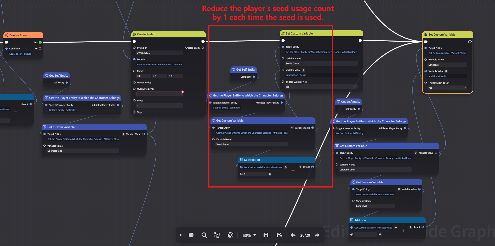 Since the logic is consistent when switching/putting down items, you ...