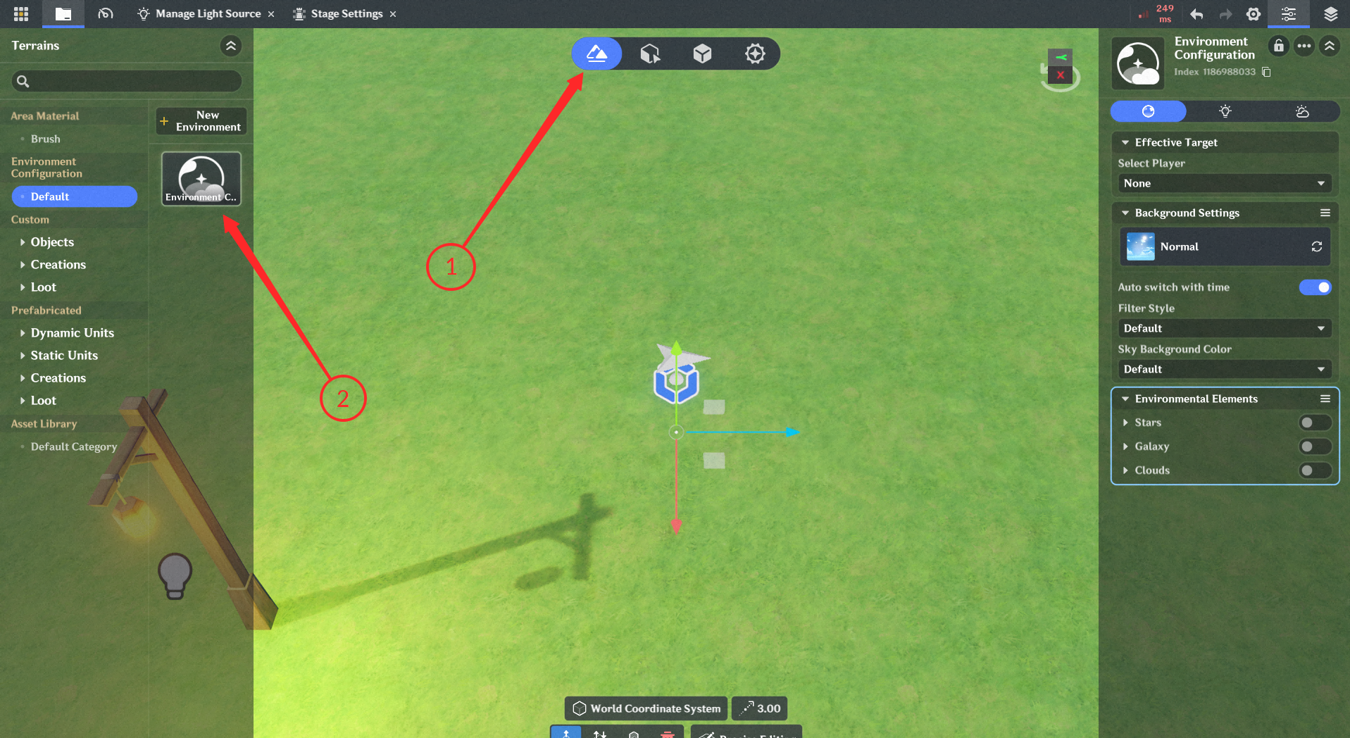 2. [In-Game Editor] Set Time to Night