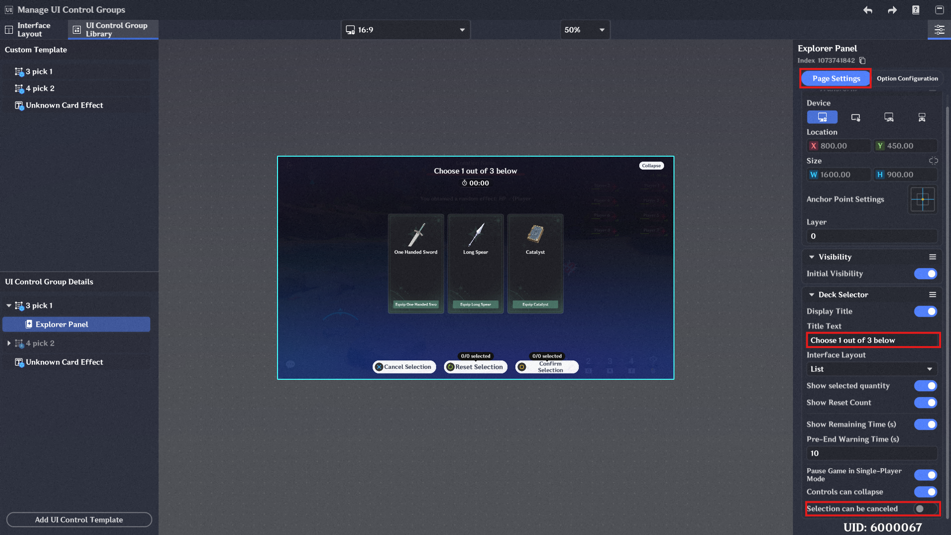 Add tabs as needed and modify them by "Type," "Icon," "Title ...