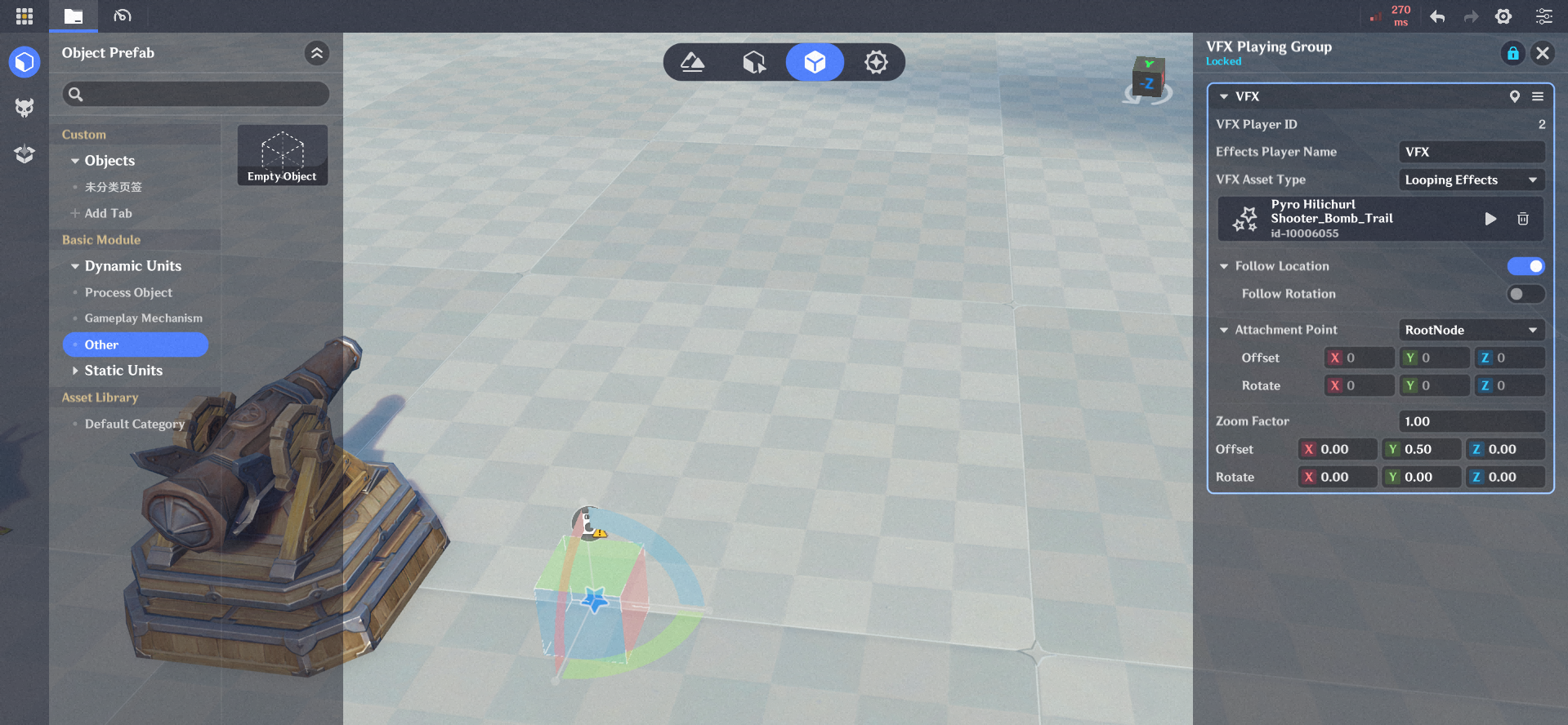 4. [In-Game Editor & Miliastra Sandbox] Create a turret that can fire ...