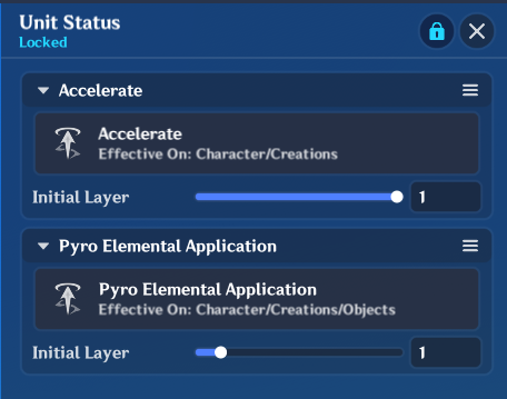 If a preset Unit Status is configured in the target Entity's Unit ...