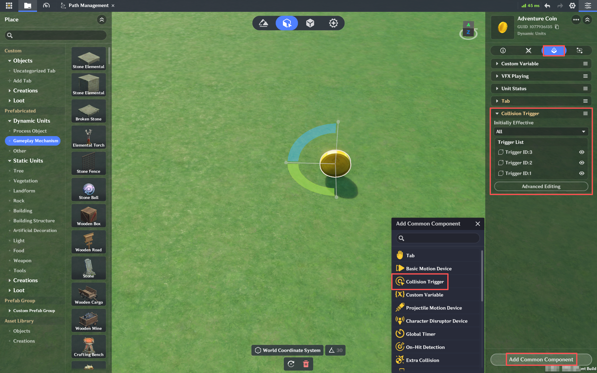 1. Add Components